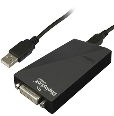 Logitec DisplayLink USB-to-DVI codecs versatile. | generation&gadgets