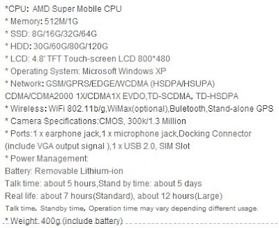 XPphone PDA Phone in the Windows XP | generation&gadgets