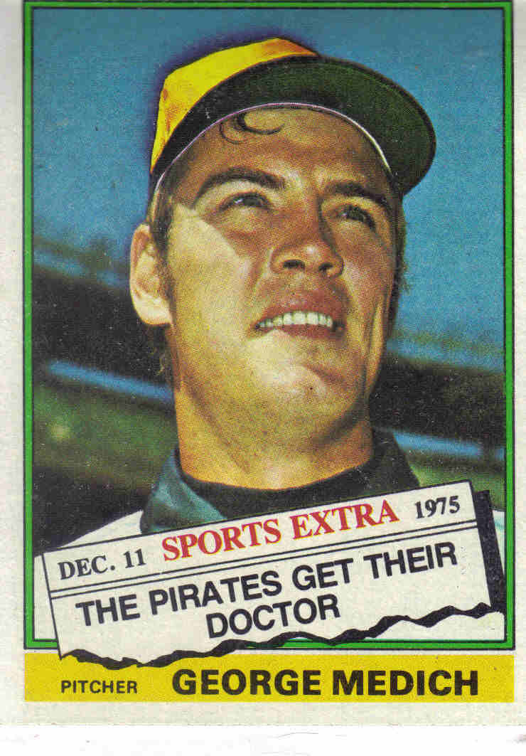 Project Baseball 1976: 1976 Topps Traded #146T - George Medich