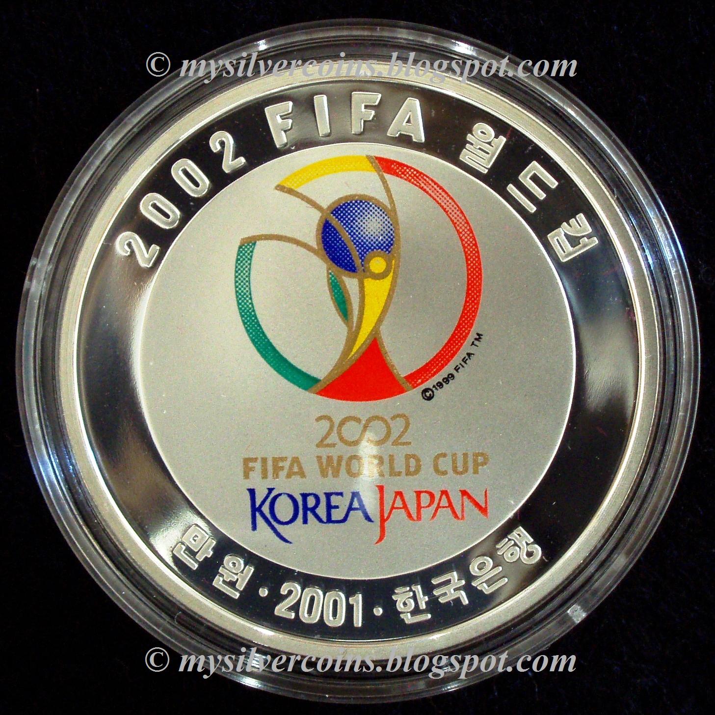 Silver Coins Collection: 2002 Korea Japan FIFA World Cup