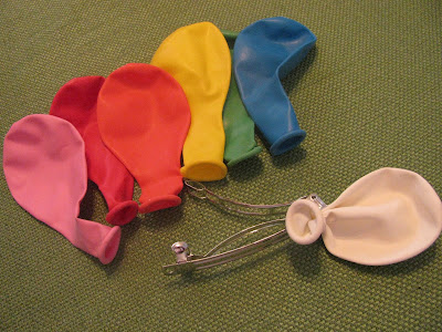 Domestic Vocation: Simple Crafts: Make a Balloon Barrette
