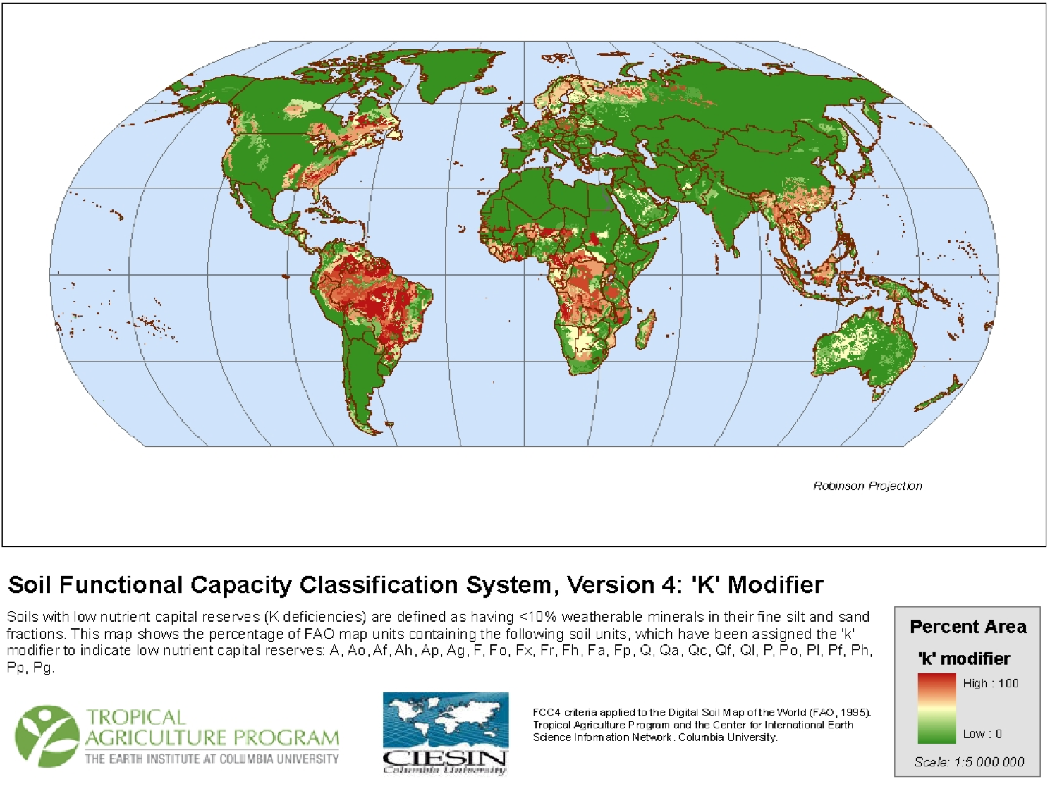 Early Warning: Some Global Soil Deficiency Maps
