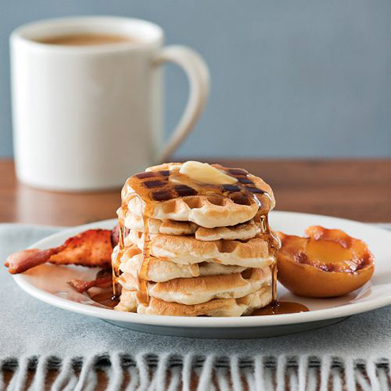 A Slice of Earthly Delight: Two Waffles and a Pancake