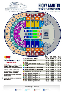 Ricky Martin official fan club Barcelona: Aqui teneis el mapa Coliseo ...