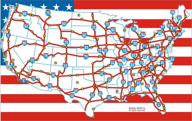 Rebound Road: US Highways versus Interstates