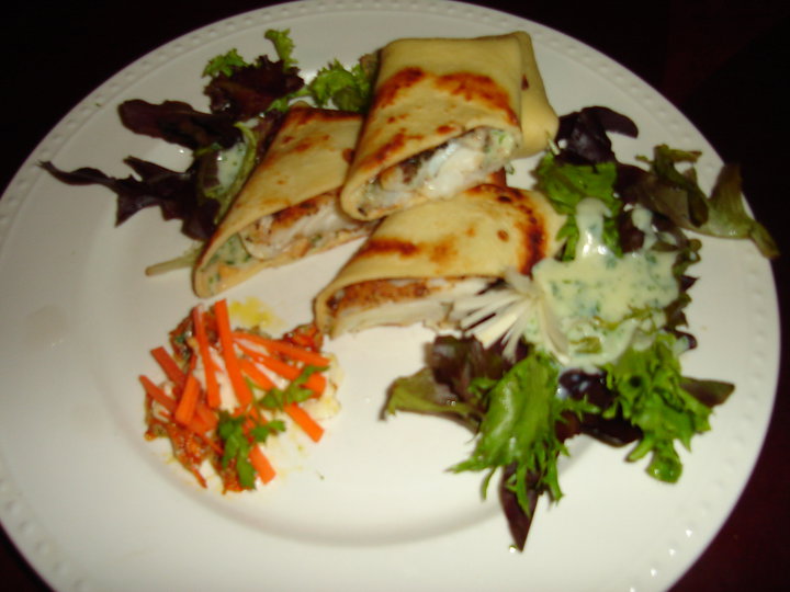 Cajun Catfish Crepe-کرپ ماهی با ادویه کیجن