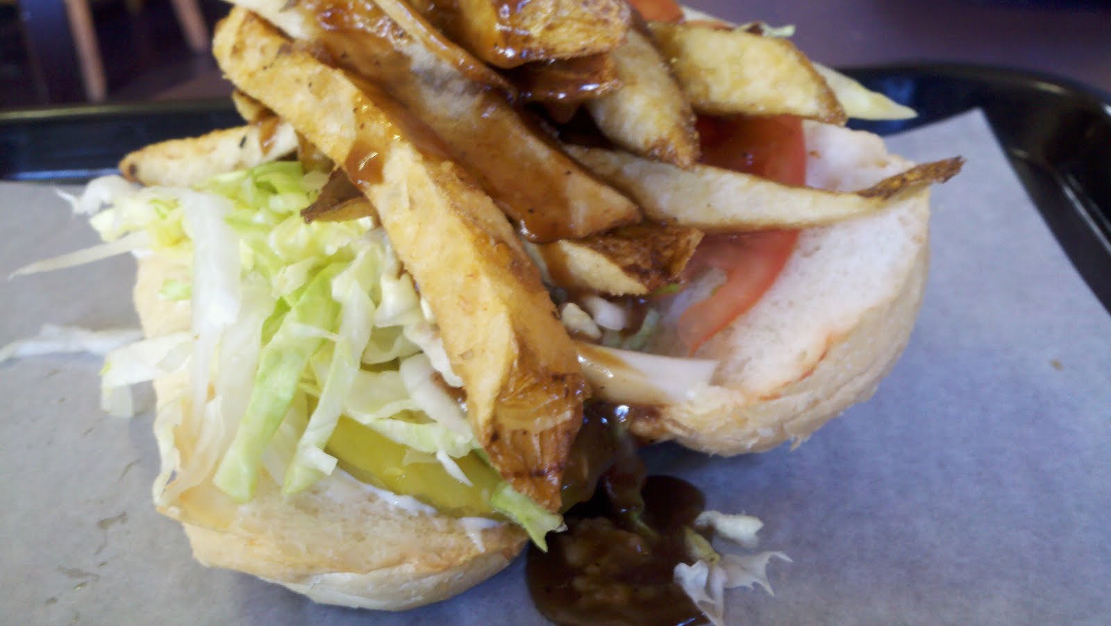 breadxbread: french fry po'boy