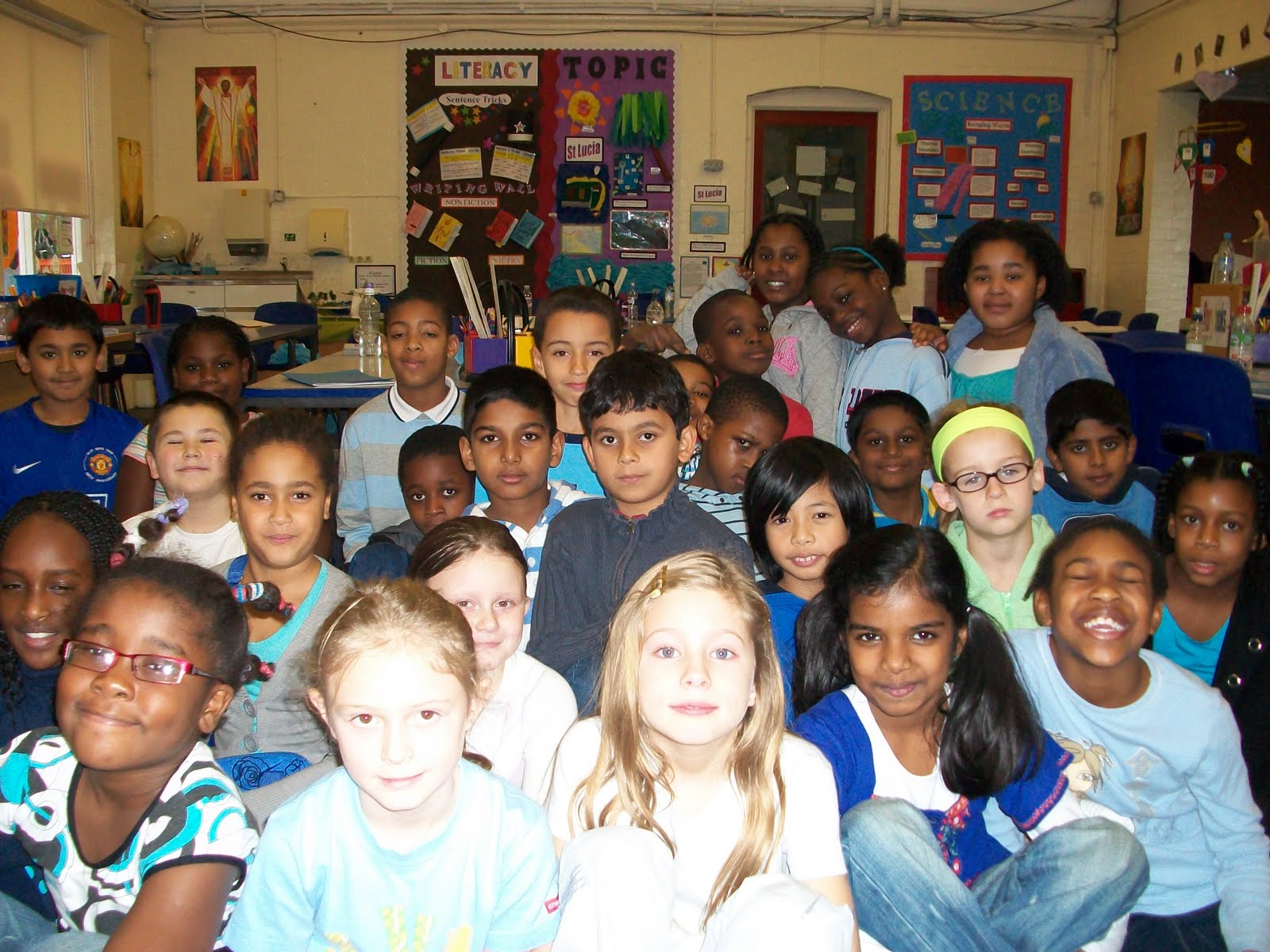 St Aidan's Catholic Primary School: Blue for Peace