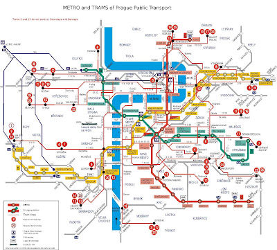 Erasmus Praga trasporti