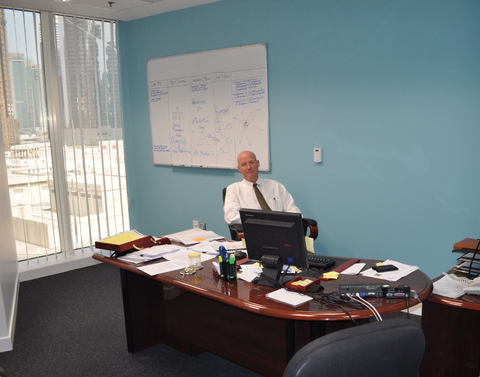 The Mayer Mixed Kebab: Stepping Up!...Moved our office to Aamal ...