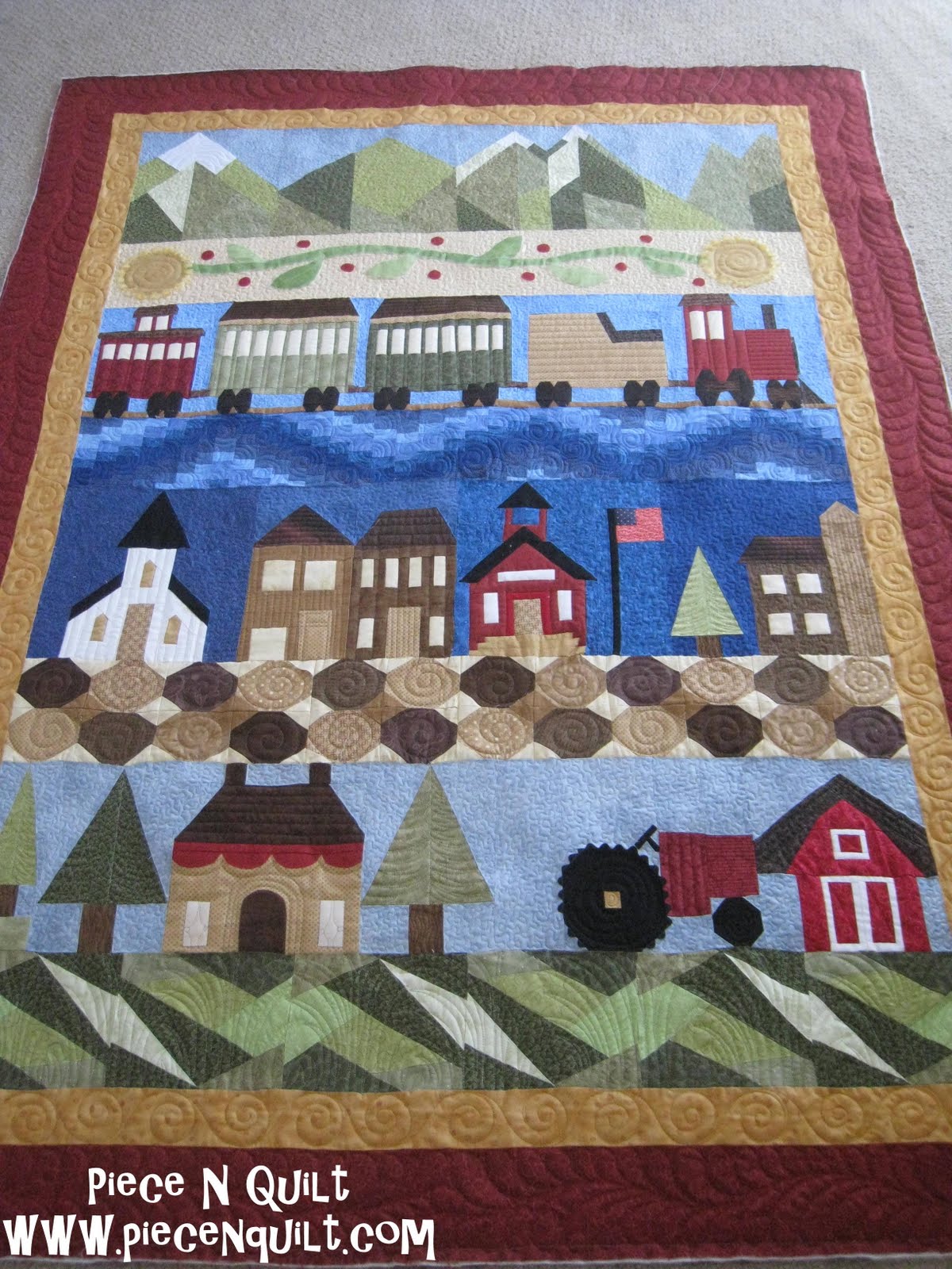 Piece N Quilt: Row Quilt and Botany