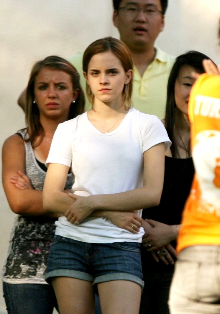 celebritygallery: Emma Watson - Leggy at Brown University in Rhode Island