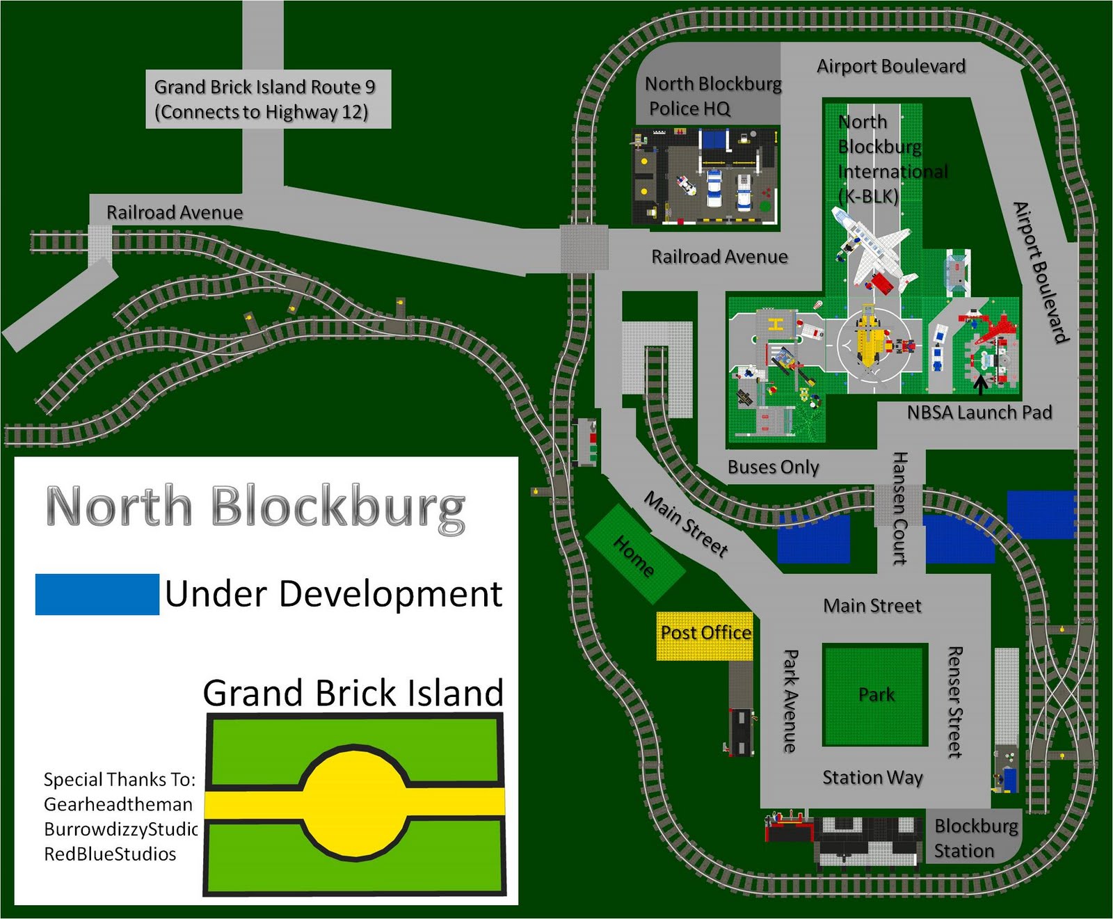 Upside Up Productions: North Blockburg map!