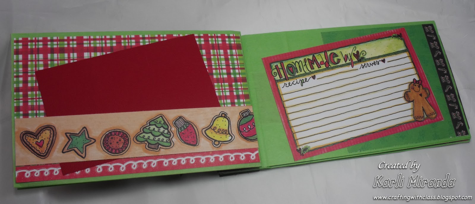 Crafting with Class: Paper Bag Recipe Book