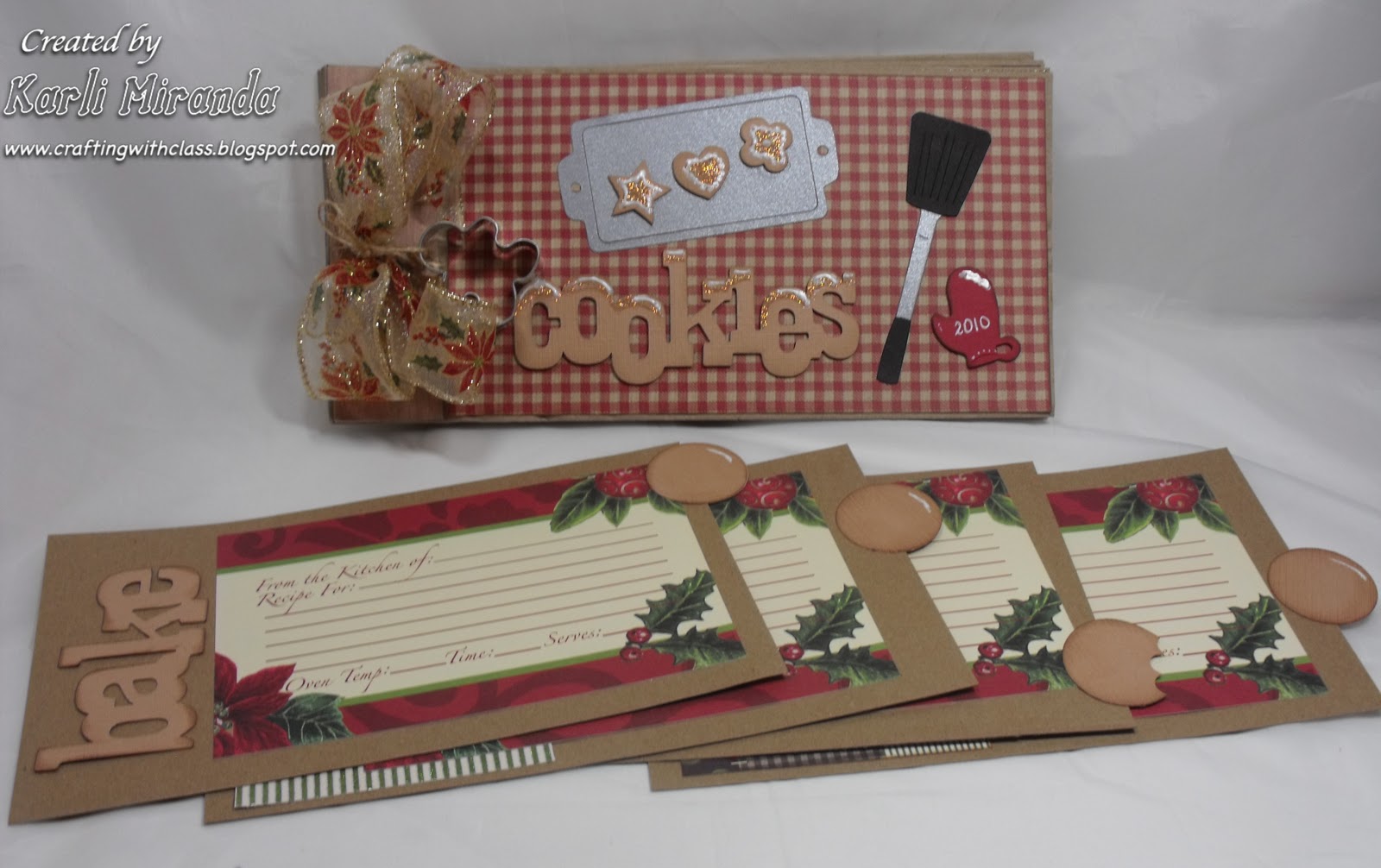 Crafting with Class: Paper Bag Cookie Exchange Recipe Book