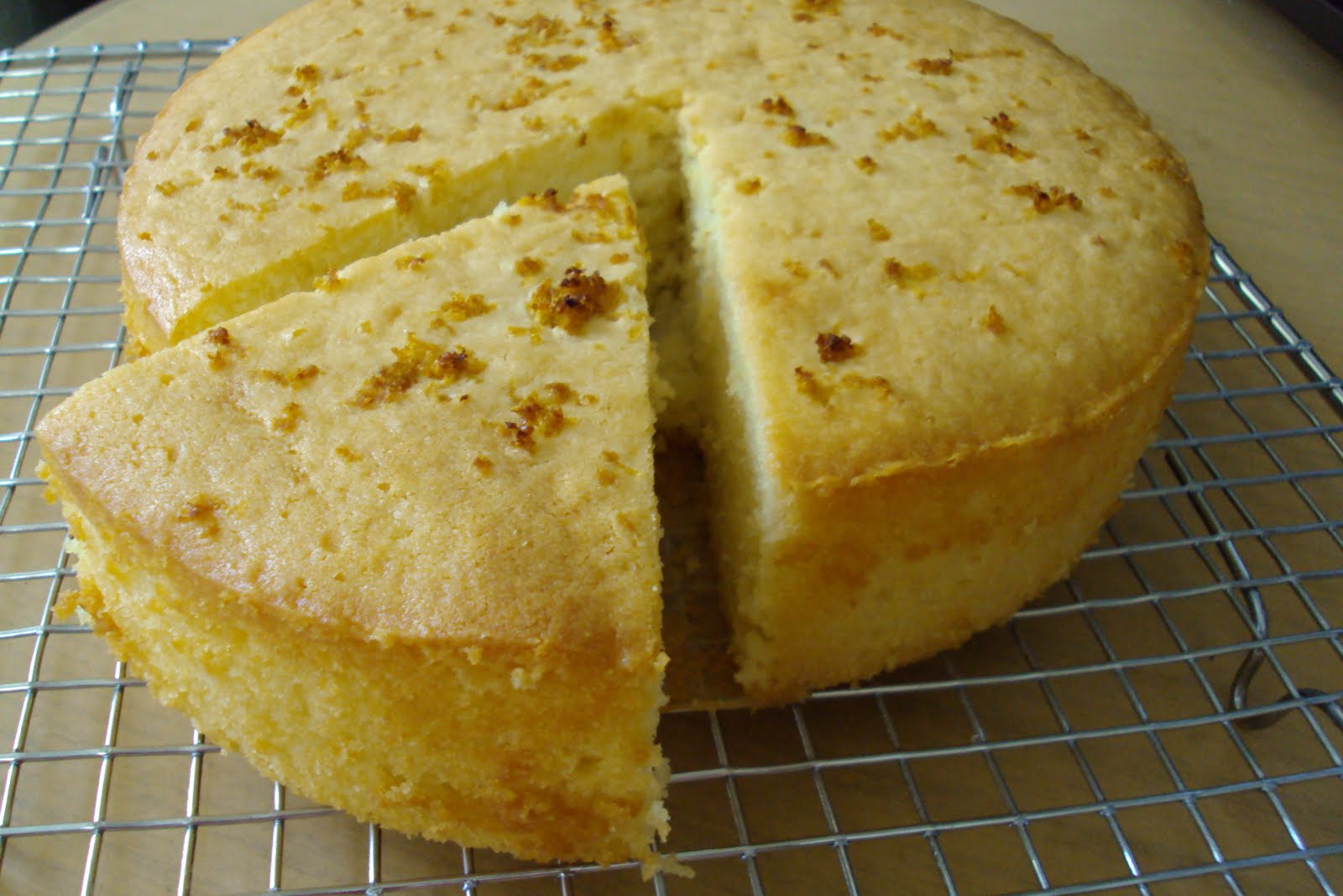 Lemon cake for afternoon tea