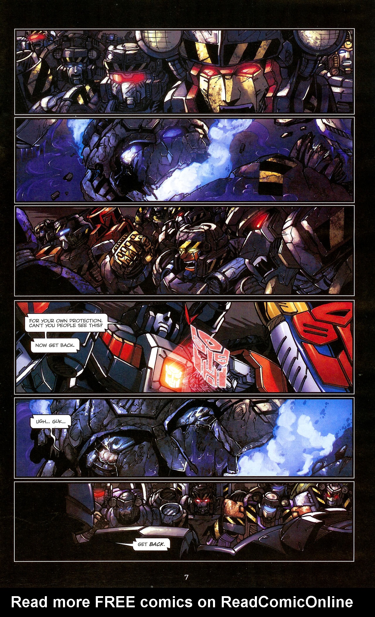 Read online The Transformers Megatron Origin comic - Issue #1
