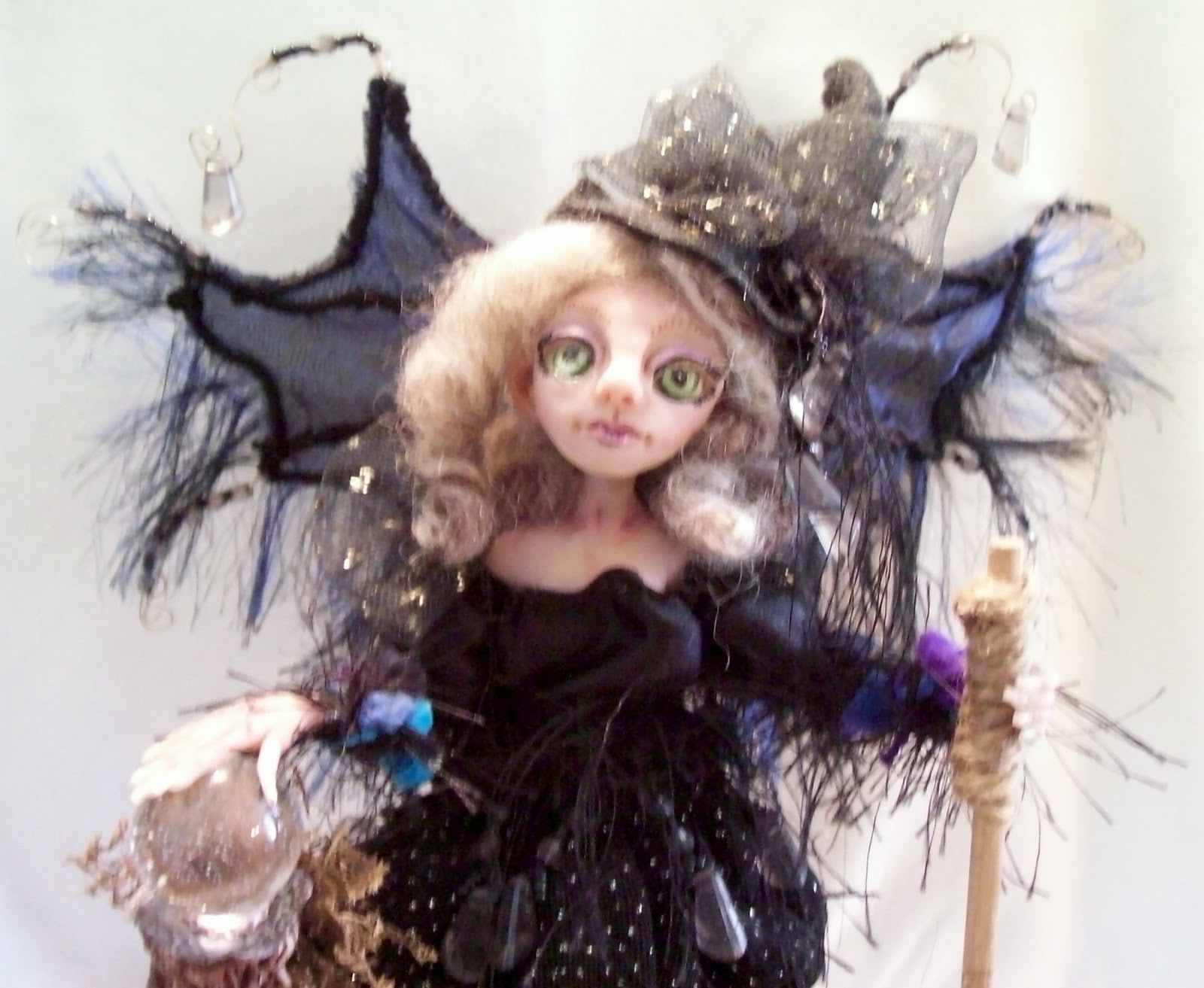Southern OOAKS: Batilda...batty witch, a OOAKS in the Witches Series