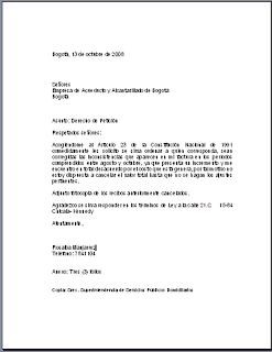 Elaboracion y manejo de documentos institucionales: Carta Bloque Extremo