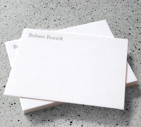 Fine Paper for Fine Introductions - Saffron Avenue