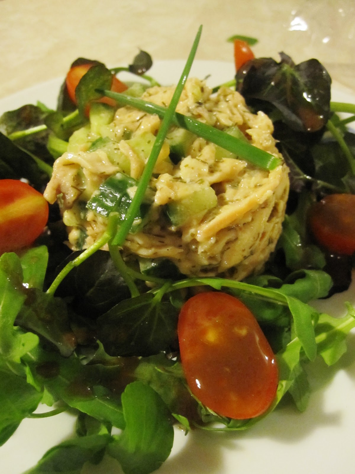 FOOD, GLORIOUS FOOD!: Timbale of trout and dill