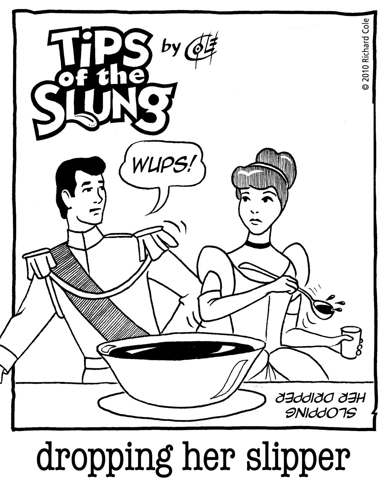 TIPS OF THE SLUNG: Spoonerism of the Day: Dropping Her Slipper ...