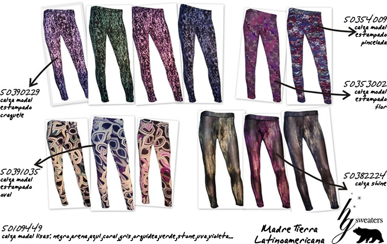 HG Diseño: Las calzas le aportan color a este invierno!