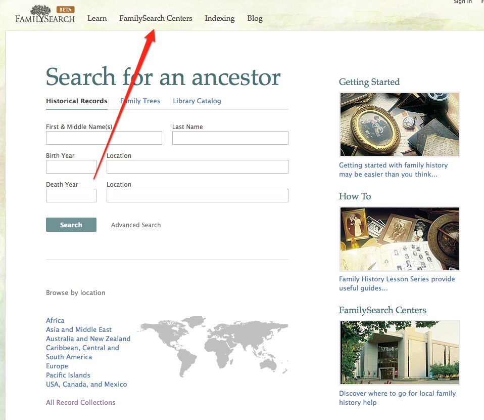 Genealogy's Star: What is a FamilySearch Center?