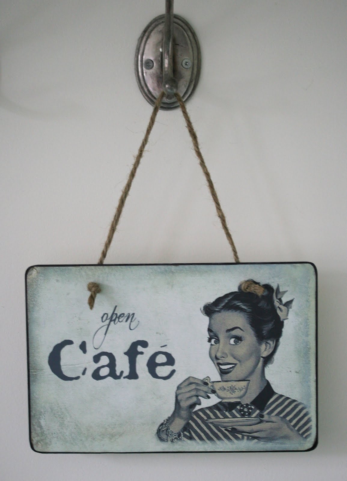 Salige Lavendel: Cafe skilt