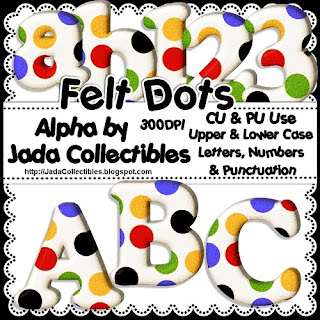 Jada Collectibles: Felt Dots Alpha in My Stores!