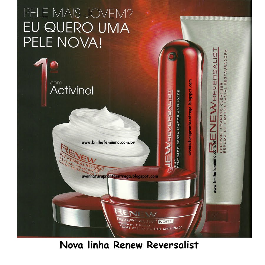 Avon Pronta Entrega Natura: Renew Reversalist - Lançamento Avon