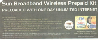 SUN BROADBAND PLUG IT PROMOS & REVIEWS & MANUAL