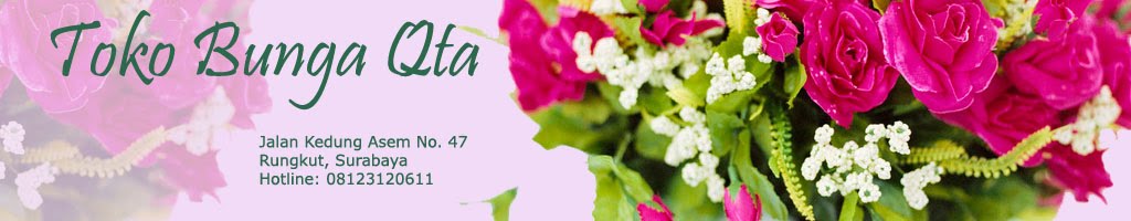 Rangkaian Bunga Artificial Toko Bunga Qta | Toko Online | Jual Bunga ...
