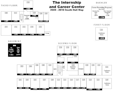k. iringan's creative outlet: South Hall Map - Completed