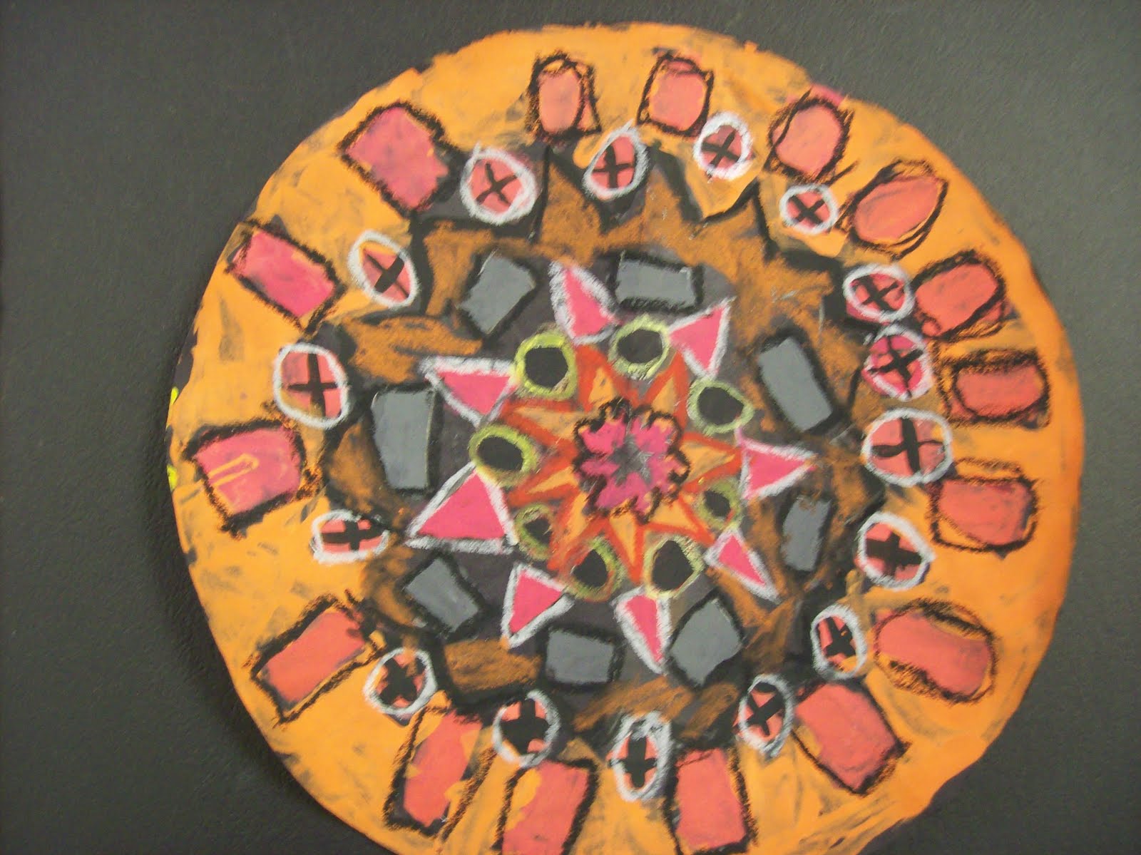 CCE Art Happenings: 2nd learns Radial Balance...and I am not talking ...