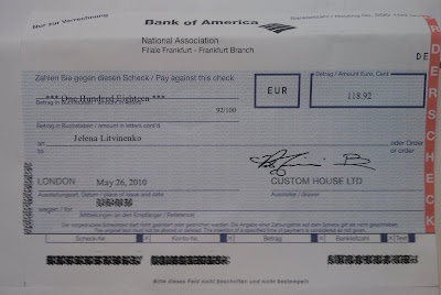 My Bits N Pieces: Proof - First commission Check from Commission Junction
