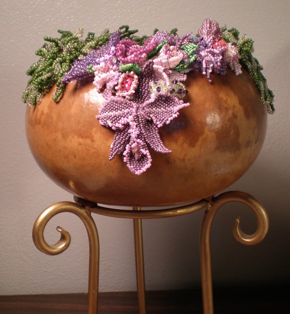 DVArtist, Art, Food, Gardening: BEADED GOURDS