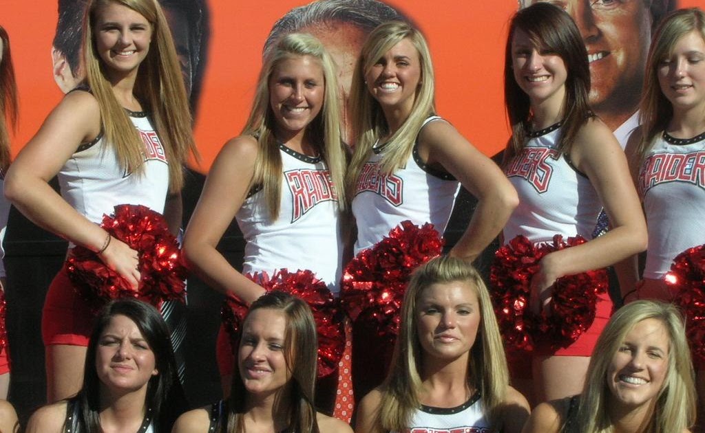 NFL and College Cheerleaders Photos: Texas Tech Cheerleaders at ESPN's ...
