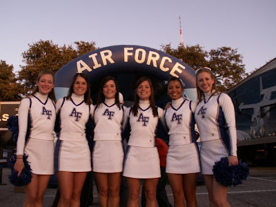 College Cheerleader Heaven: Air Force Cheerleaders Ready For An ...