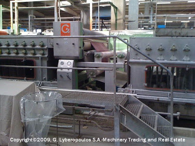 Used textile machinery dealers: washing range GOLLER, year 1993/2004, w ...