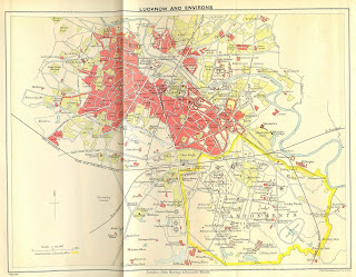 Lucknowi Chowk: Old Map of Lucknow Part 1
