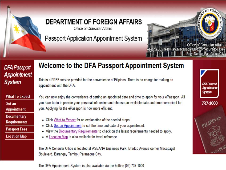 Tinig sa Disyerto: Passport Application and Renewal, by Appointment Na