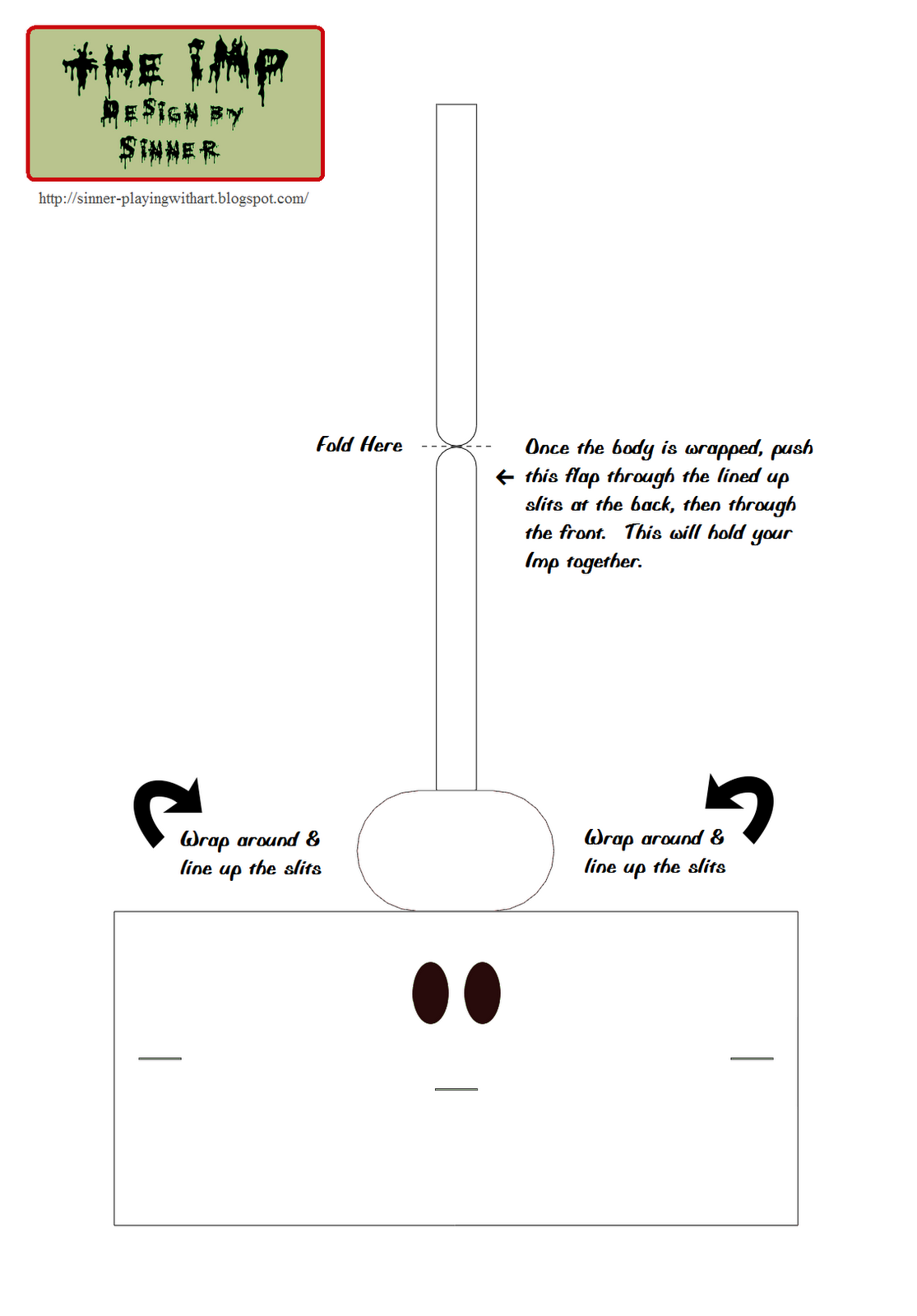 Sinner, Playing with Art: The Imp - Paper Improvisation
