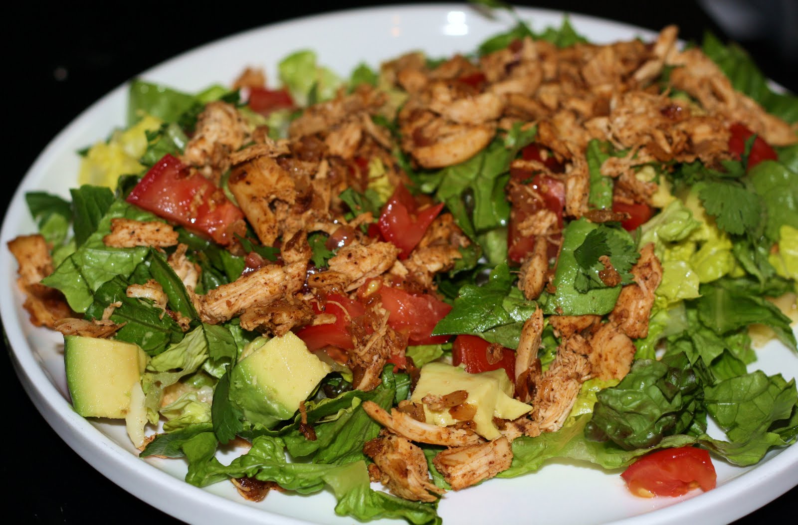 what's for dinner?: chicken tostada salad... 25 minutes
