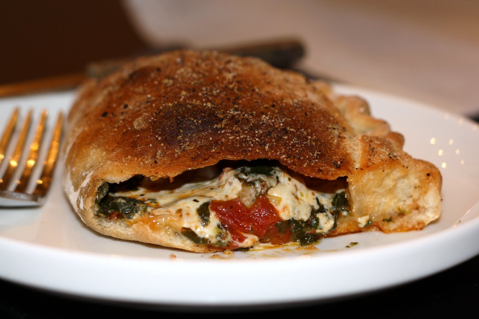 what's for dinner?: spinach and meatball calzones... 30 minutes