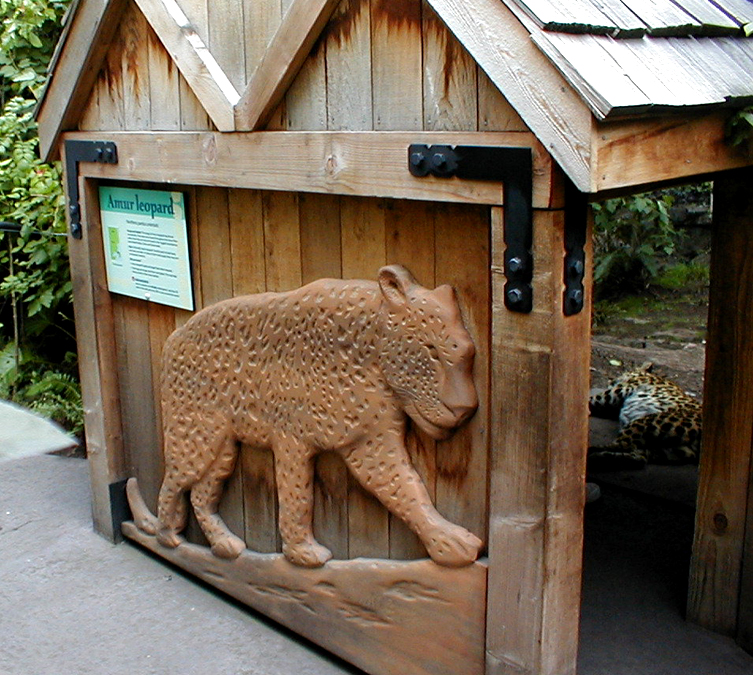 Animal Art Along the Way: Two Amur Leopards