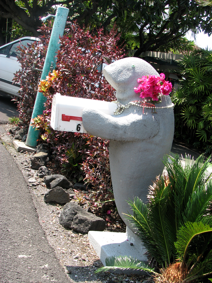 Animal Art Along the Way: Manatee Mailbox