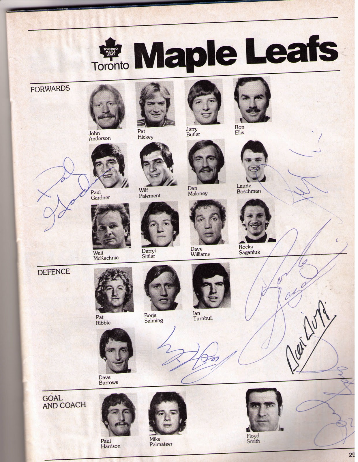 Toronto Maple Leafs A to Z: Maple Leaf Autographs