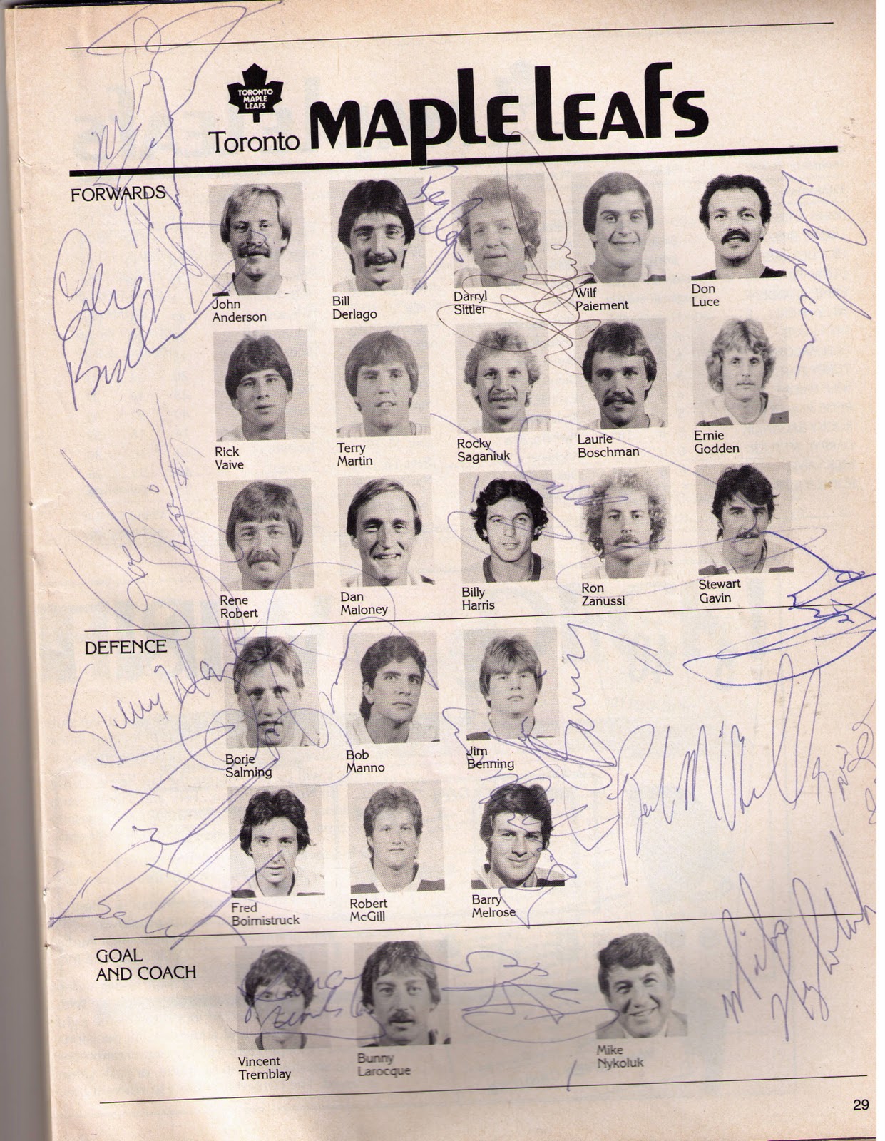 Toronto Maple Leafs A to Z: Maple Leaf Autographs