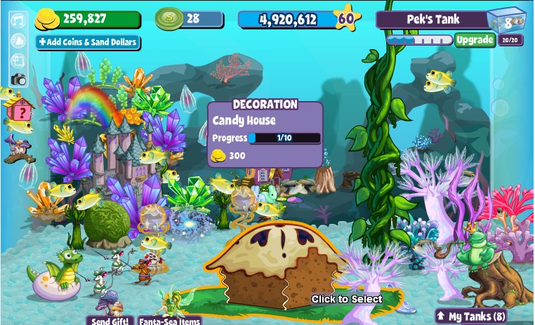 Lynspirations: FishVille - Candy House